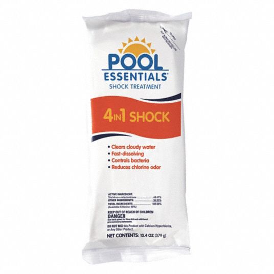 POOL ESSENTIALS, Granular, Packet, Pool Shock - 494P22|25136ESS - Grainger
