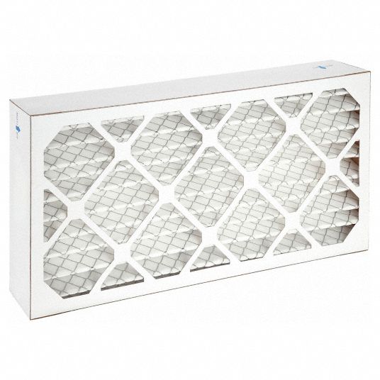 GRAINGER, 12x24x4, MERV 8, Pleated Air Filter - 495J29|495J29 - Grainger