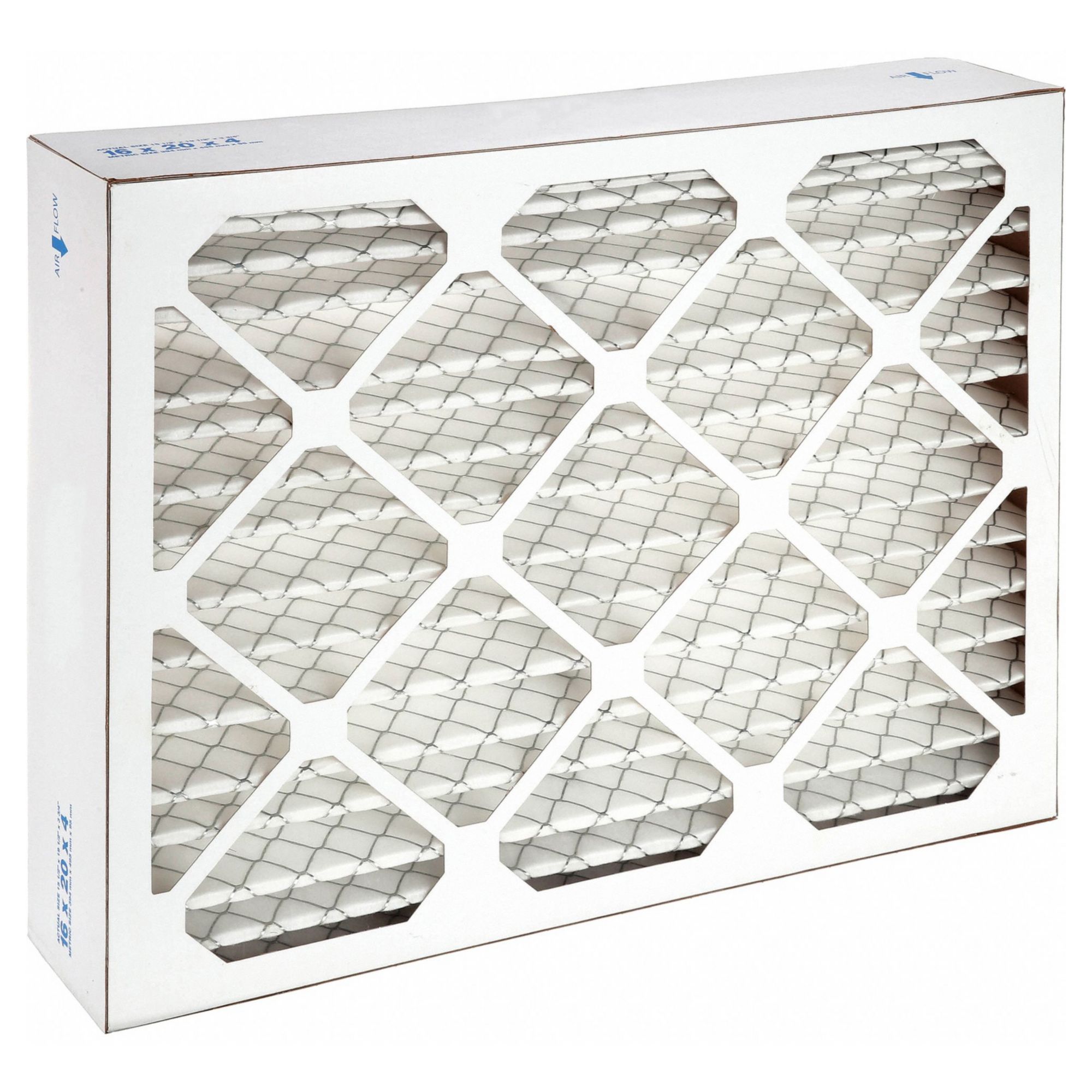 GRAINGER, 16x20x4, MERV 8, Pleated Air Filter - 495J30|495J30 - Grainger