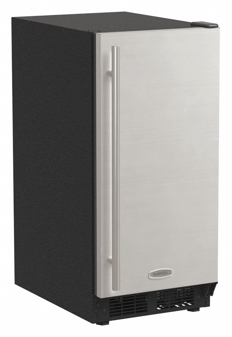 MARVEL, Crescent, 25 lb Ice per Day, Ice Maker with Storage - 497A70 ...