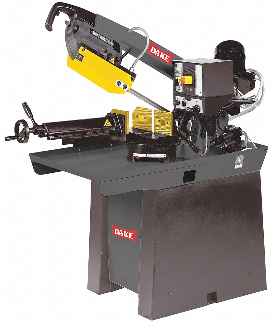 DAKE CORPORATION, 10 3/8 in x 7 3/4 in, 114 to 230, Band Saw - 497Z51 ...