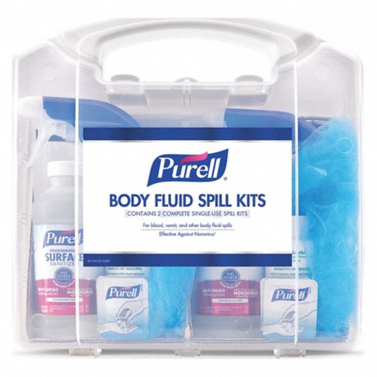 PURELL Spill Kit: 1 gal Volume Absorbed Per Kit, Absorbent Towels ...