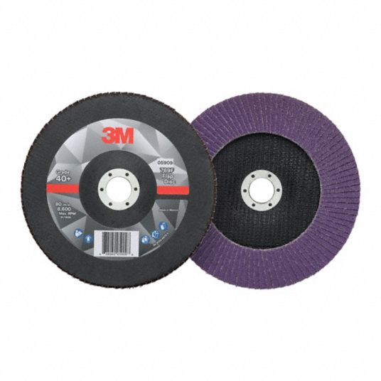 3M, Type 27, 7" x 7/8", Flap Disc - 498X92|7100178029 - Grainger