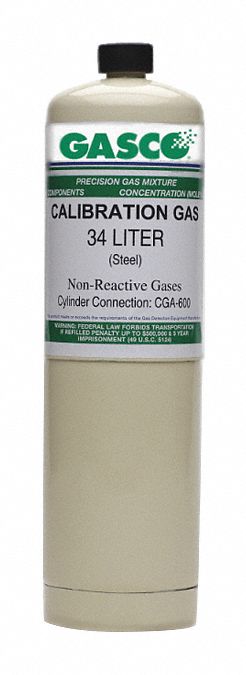 HONEYWELL, Nitrogen, +/-2% Accuracy, Calibration Gas - 498Z51|600-1001 ...