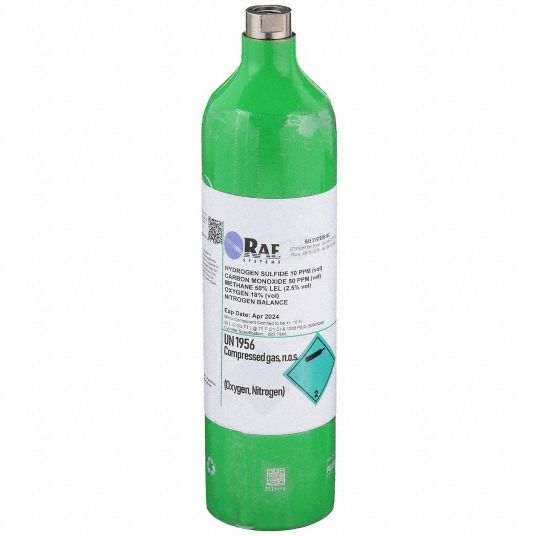 HONEYWELL, Nitrogen, +/-10% Accuracy, Calibration Gas - 498Z53|610-0050 ...