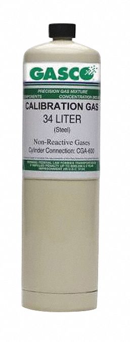 HONEYWELL, Air, +/-2% Accuracy, Calibration Gas - 498Z56|600-0071-020 ...