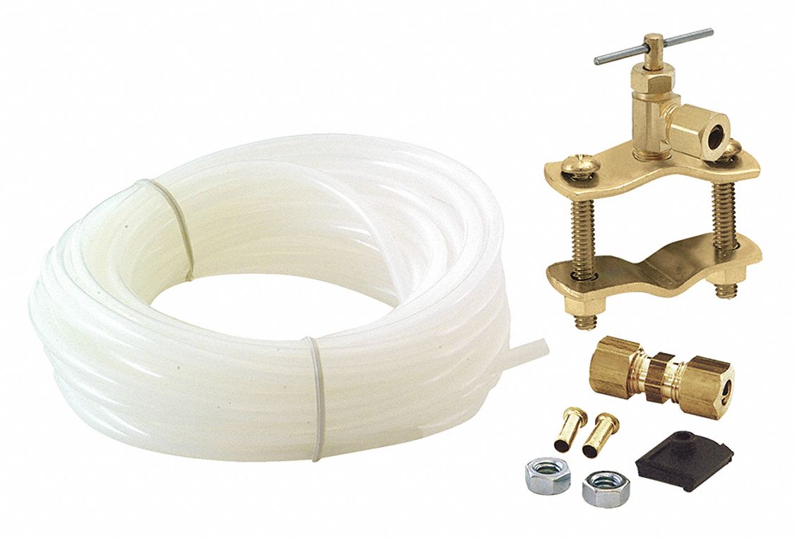 1/8 in Hose Inside Dia., 25 ft Hose Lg, Water Connector Kit - 499A67 ...