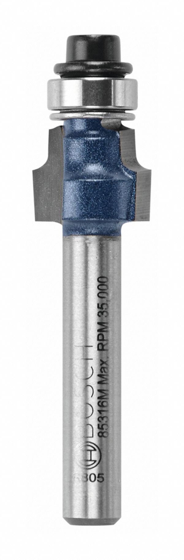 BOSCH, Fractional Inch, Carbide Tipped, Straight Cut Profile Router Bit ...