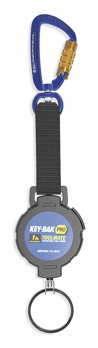 TOOLMATE Retractable Tool Tether, Stainless Steel - 499M25|0KB6-3FAA2 ...