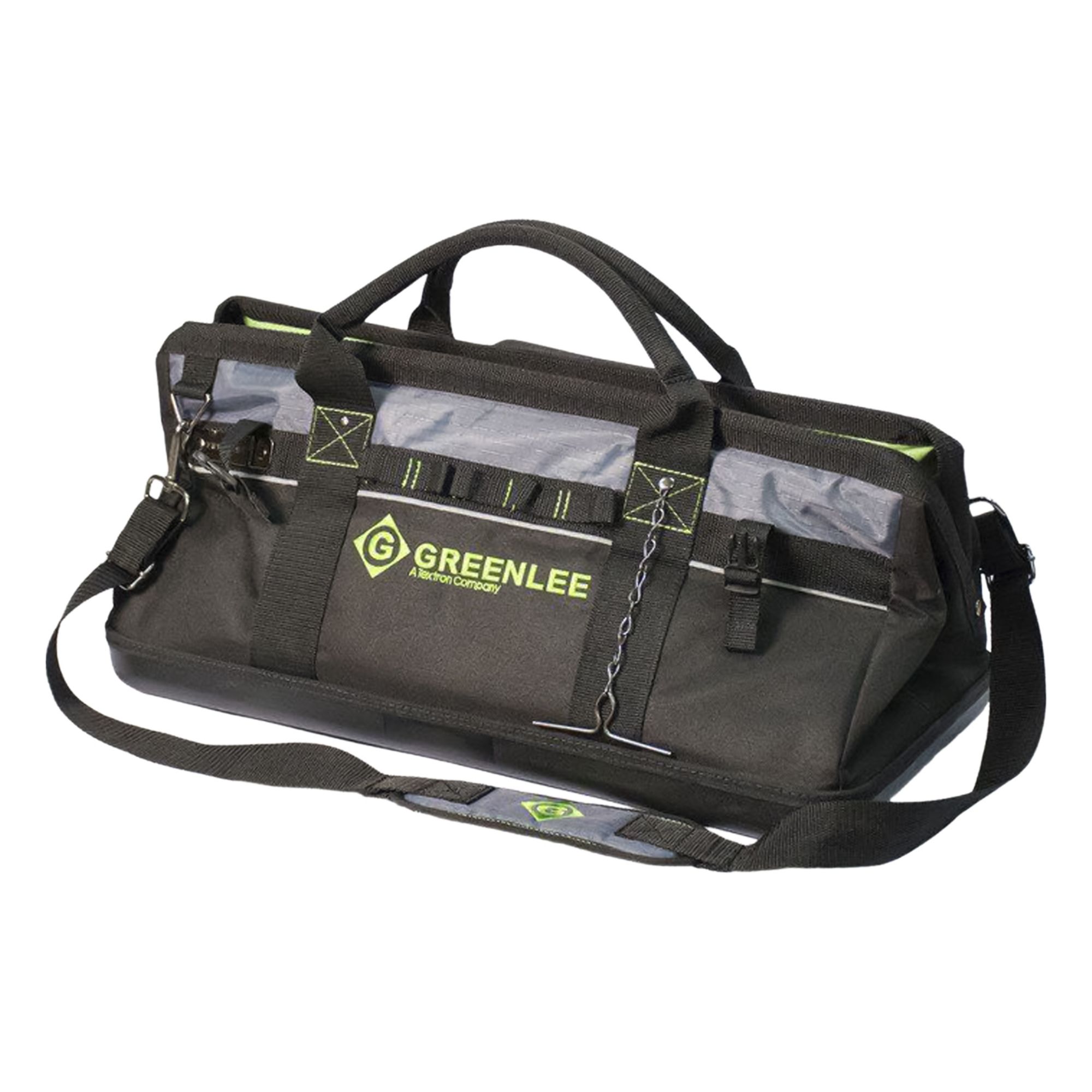 GREENLEE, 21 in W x 21 in D x 11 in H, Black, Tool Bag - 499N28|0158-21 ...