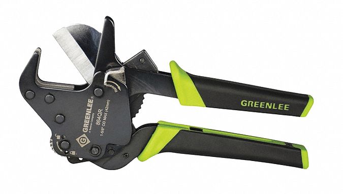 GREENLEE, 1 11/16 in OD Cutting Capacity, Ratcheting, Tubing Cutter ...