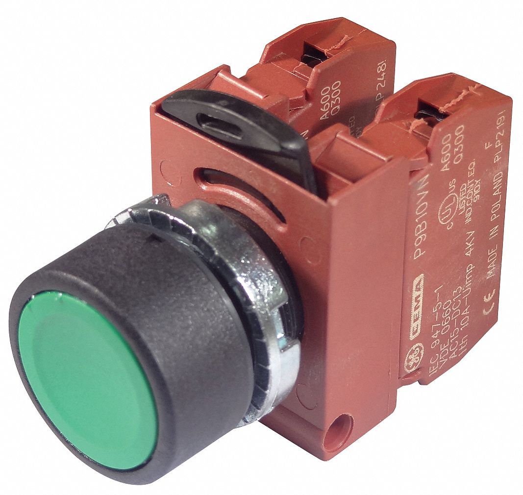ABB, Flush Profile, Non-Metallic, Flush Push Button Operator - 49A538|P9M-PNVGN30N0 - Grainger