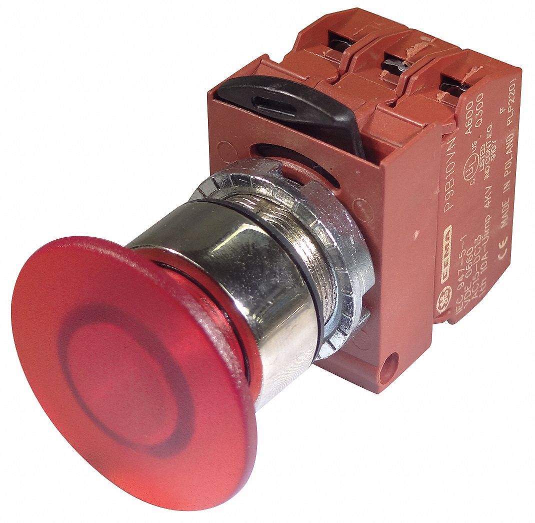ABB Illuminated Push Button: Momentary, Red, 24V AC/DC, LED, 1NO/1NC ... ABB Illuminated Push Button: Momentary, Red, 24V AC/DC, LED, 1NO/1NC ...