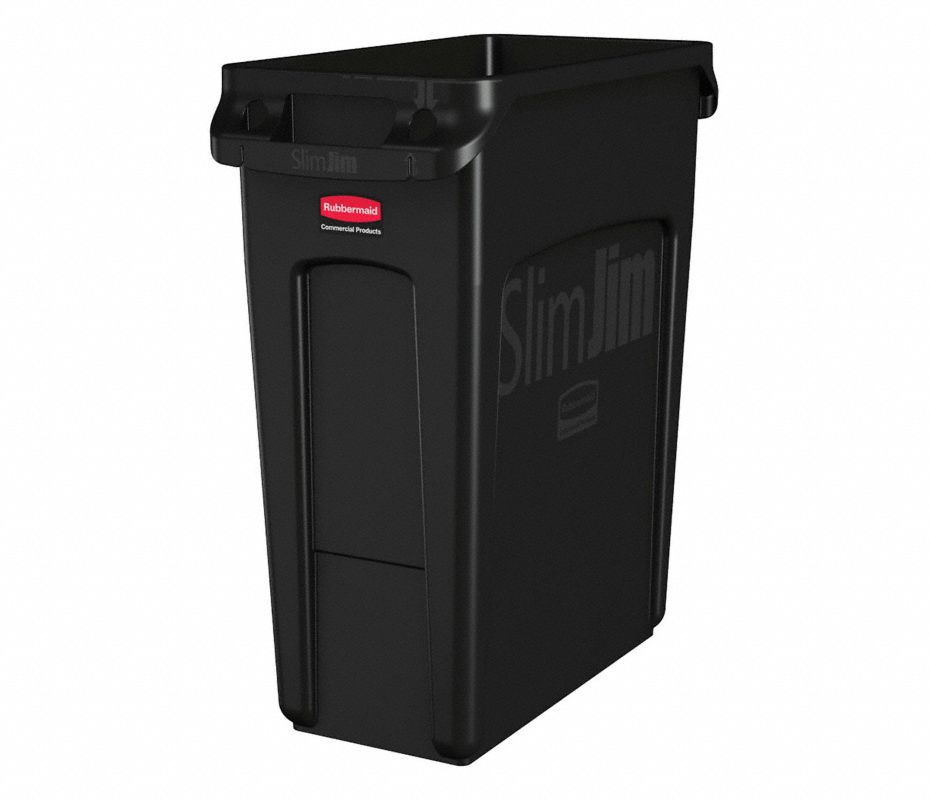 RUBBERMAID COMMERCIAL PRODUCTS Bote de Basura, Rectangular, 16 gal., 25 ...