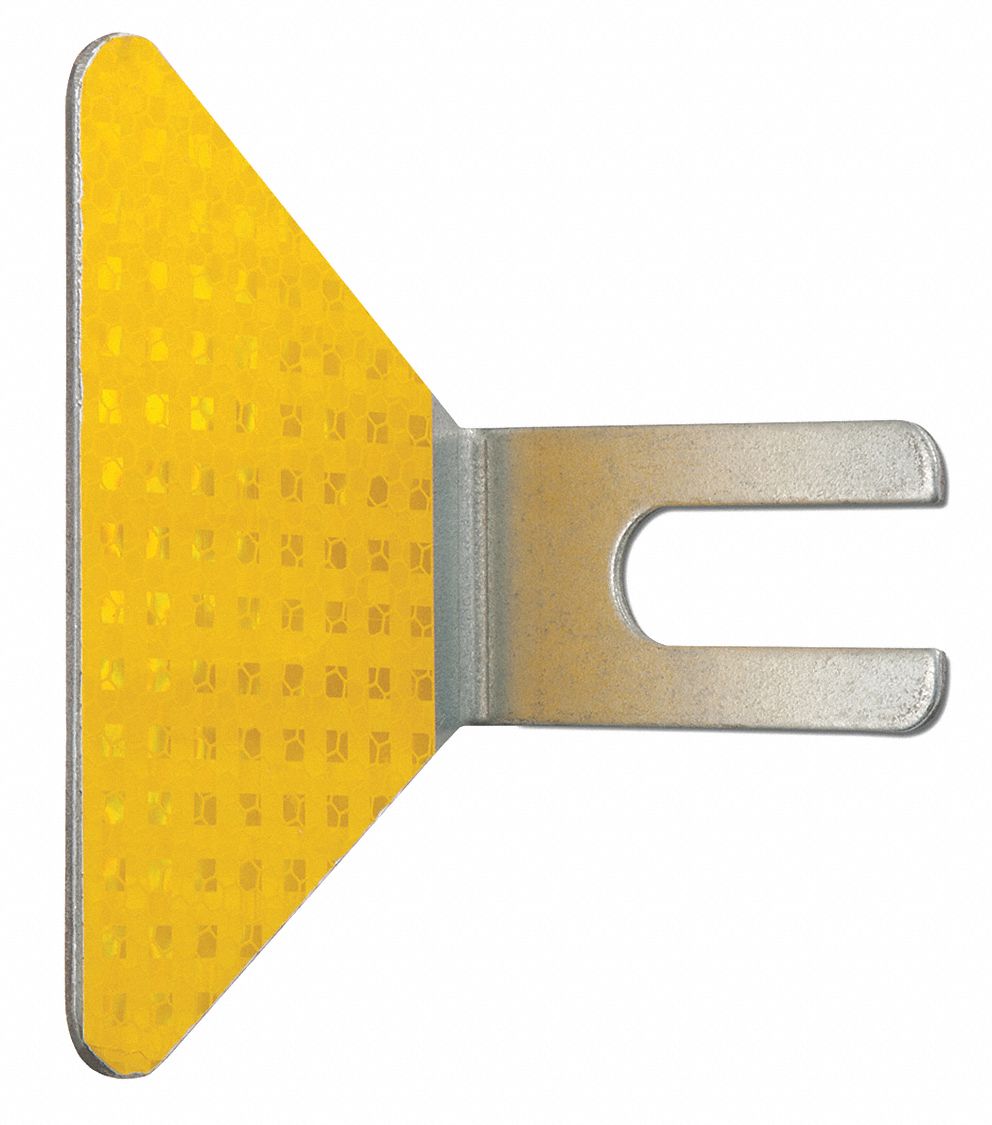 TAPCO, Butterfly Guardrail Reflector, 2 1/4 in Overall Ht, Butterfly ...
