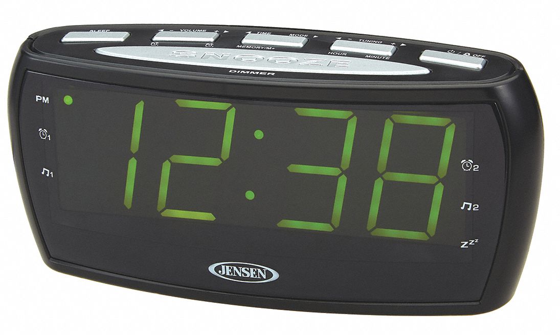 LED, 4 Digits, Digital Clock - 49AV01|JCR-208/A - Grainger