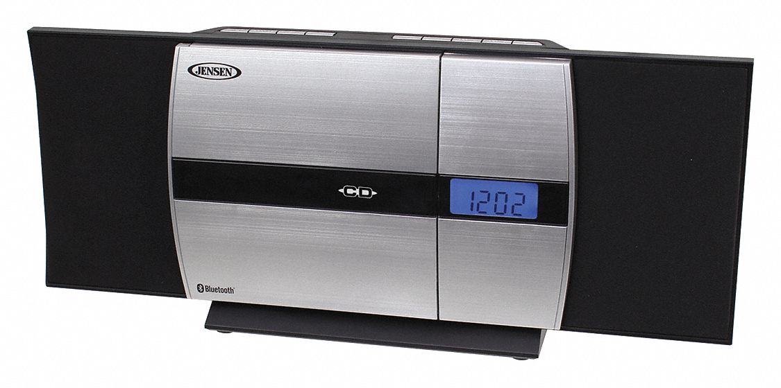 CD Music System,7.48 in. H - Grainger