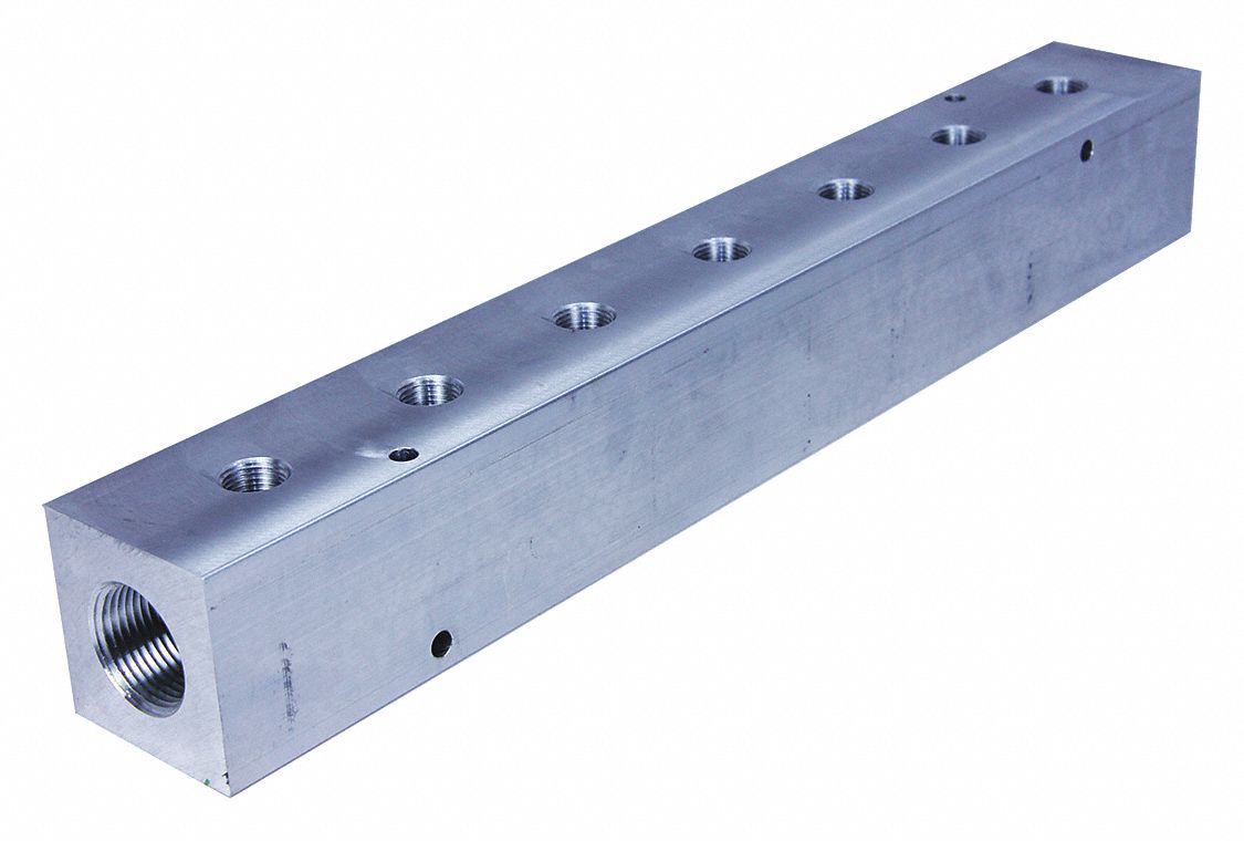 PNEUMADYNE INC, Inline, NPT x NPT, Pipe Manifold Fitting - 49AV75|M40 ...