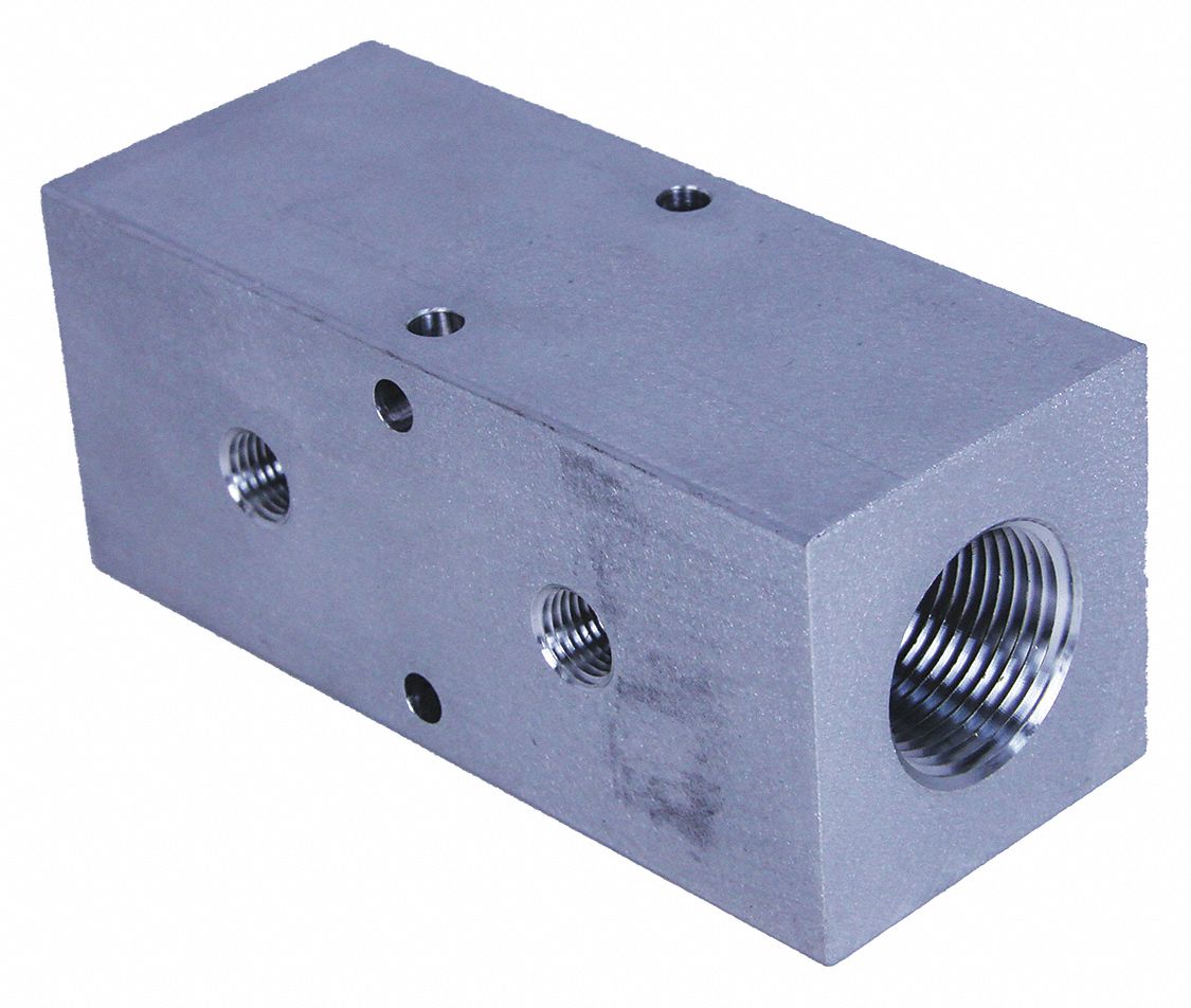 PNEUMADYNE INC, Right-Angle, NPT x NPT, Pipe Manifold Fitting - 49AV84 ...