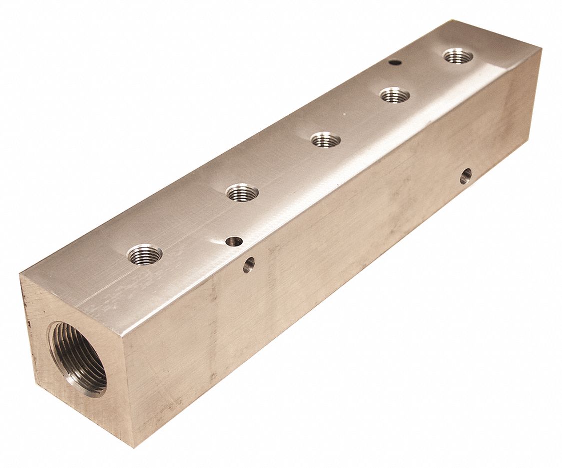 PNEUMADYNE INC, Right-Angle, NPT x NPT, Pipe Manifold Fitting - 49AV87 ...