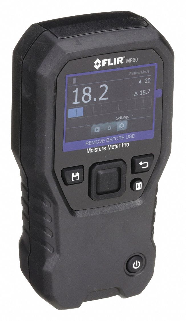 FLIR, Digital, TFT LCD, Moisture Meter Kit - 49AW78|MR160-KIT5 - Grainger