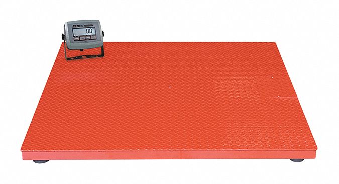 B-TEK, 10,000 lb Wt Capacity, 48 in Weighing Surface Dp, Platform Floor ...