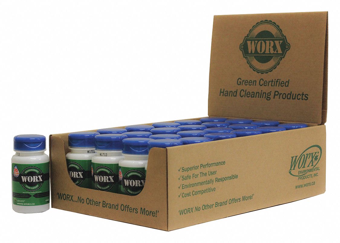WORX BIODEGRADABLE HAND CLEANER, Powder, Squeeze Bottle, Hand Cleaner ...