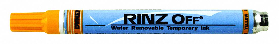 DYKEM, Water Removable, Yellow, Liquid Paint Marker - 49AY28|91757 ...