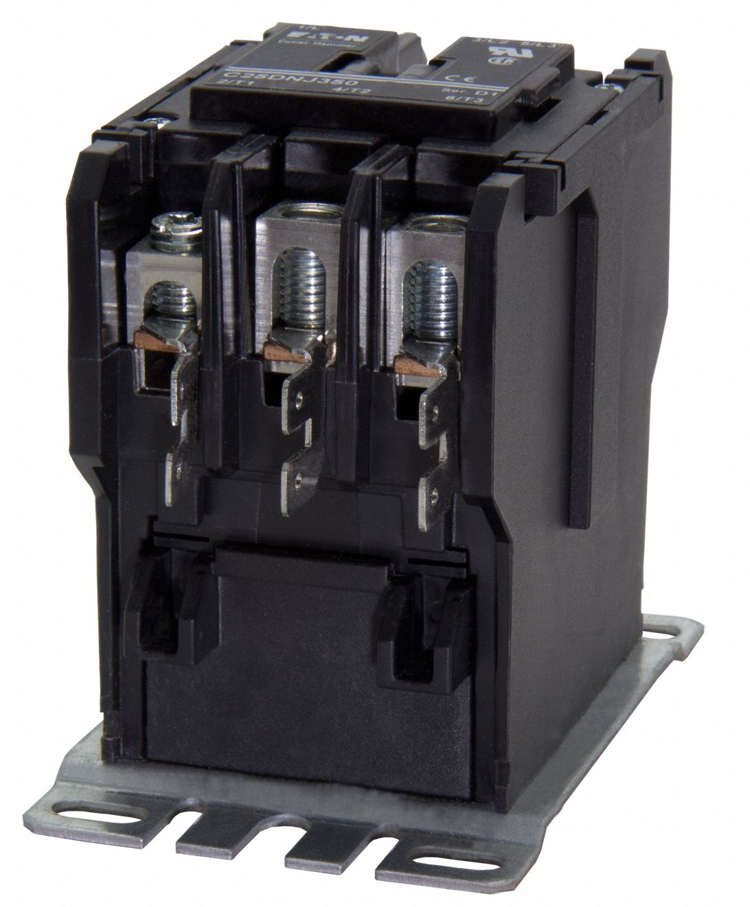 EATON 24V AC Definite Purpose Contactor; No. of Poles 3, 50 Full Load ...