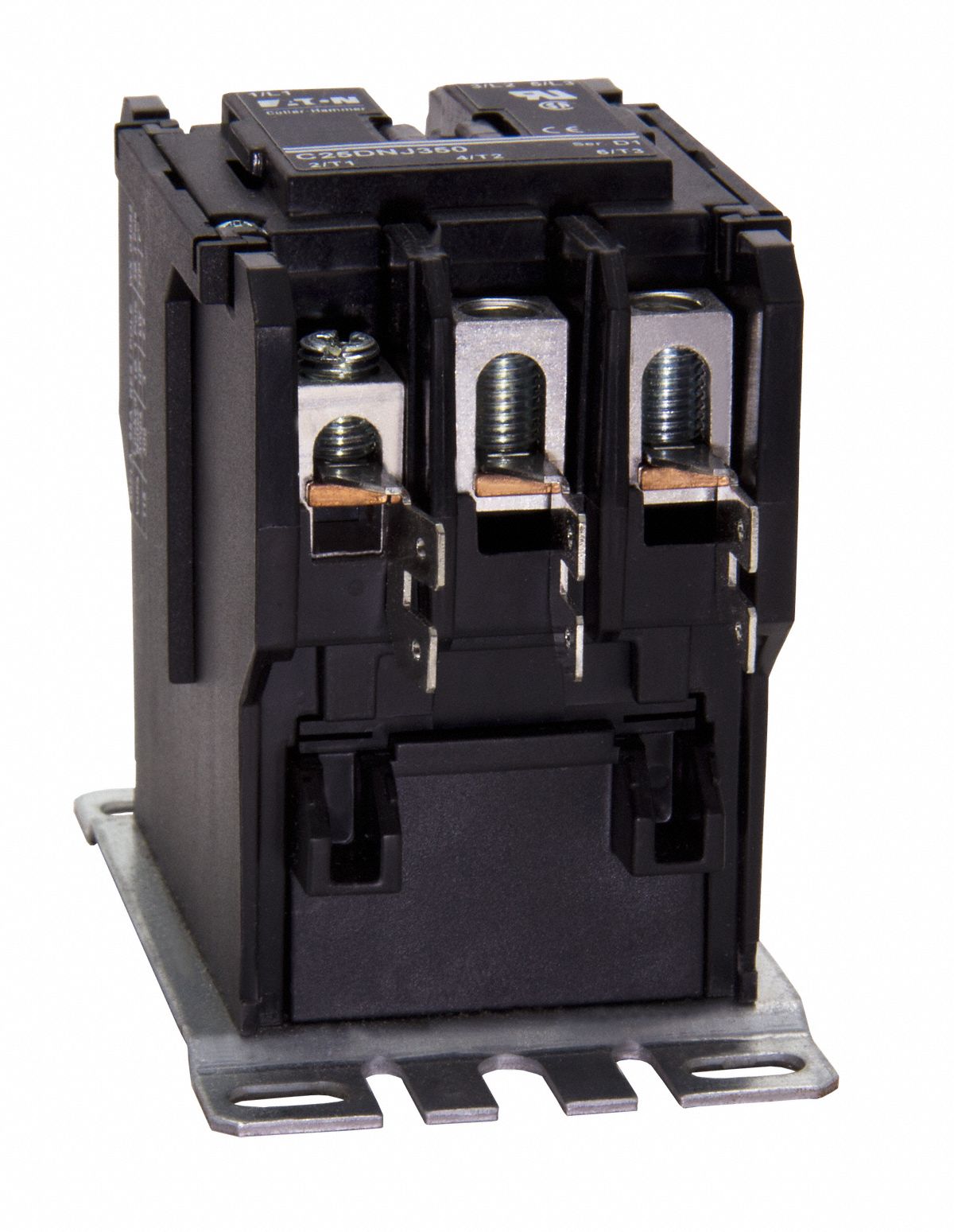 EATON Definite Purpose Magnetic Contactor: 3 Poles, 50 A Full Load Amps ...