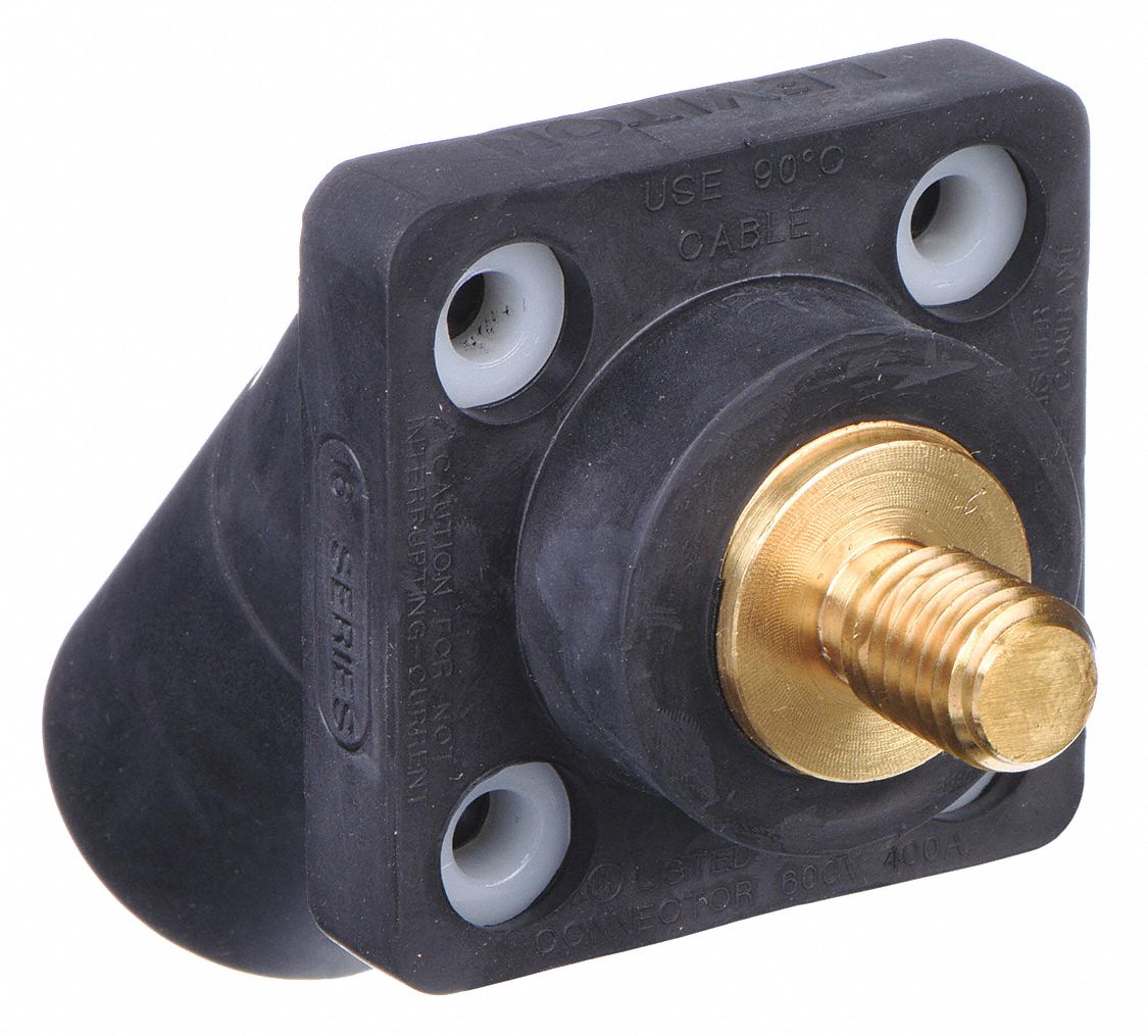 Angled Receptacle, 3R, 4X, 12K NEMA Rating, 16, 400AC/DC Amps AC/DC ...