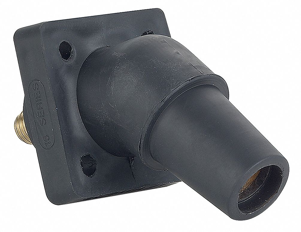 LEVITON Angled Receptacle, 3R NEMA Rating, 16, 400AC/DC Amps AC/DC ...