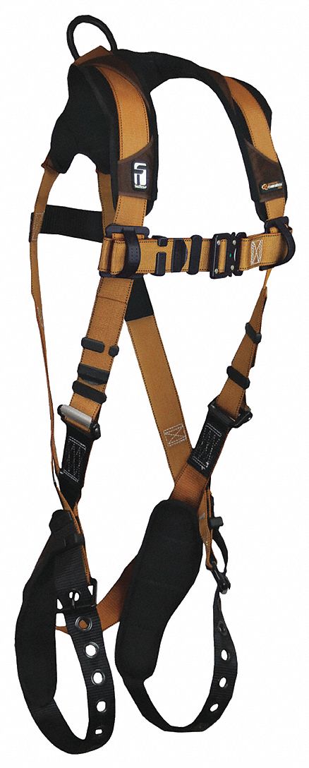 FALLTECH, Vest Harness, Quick-Connect / Tongue, Full Body Harness ...