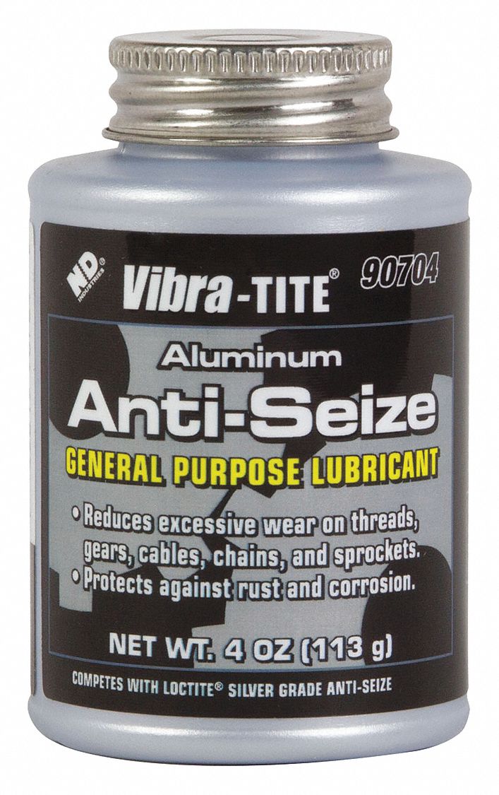 General Purpose Anti-Seize, 4 oz, Paste, 9070, -65°F, 1800°F - Grainger