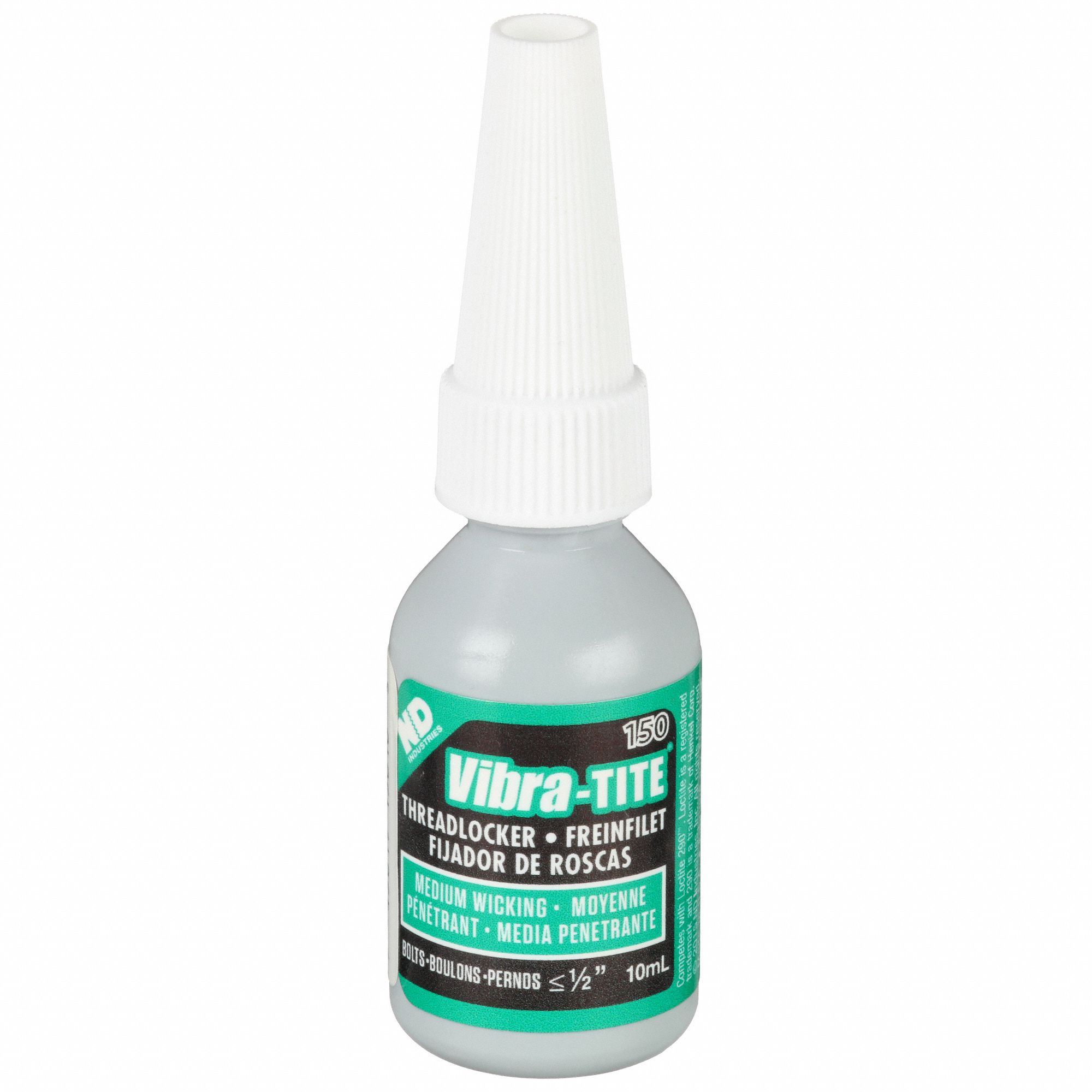 VIBRA-TITE, 150, Green, Wicking Medium-Strength Threadlocker - 49CF72 ...