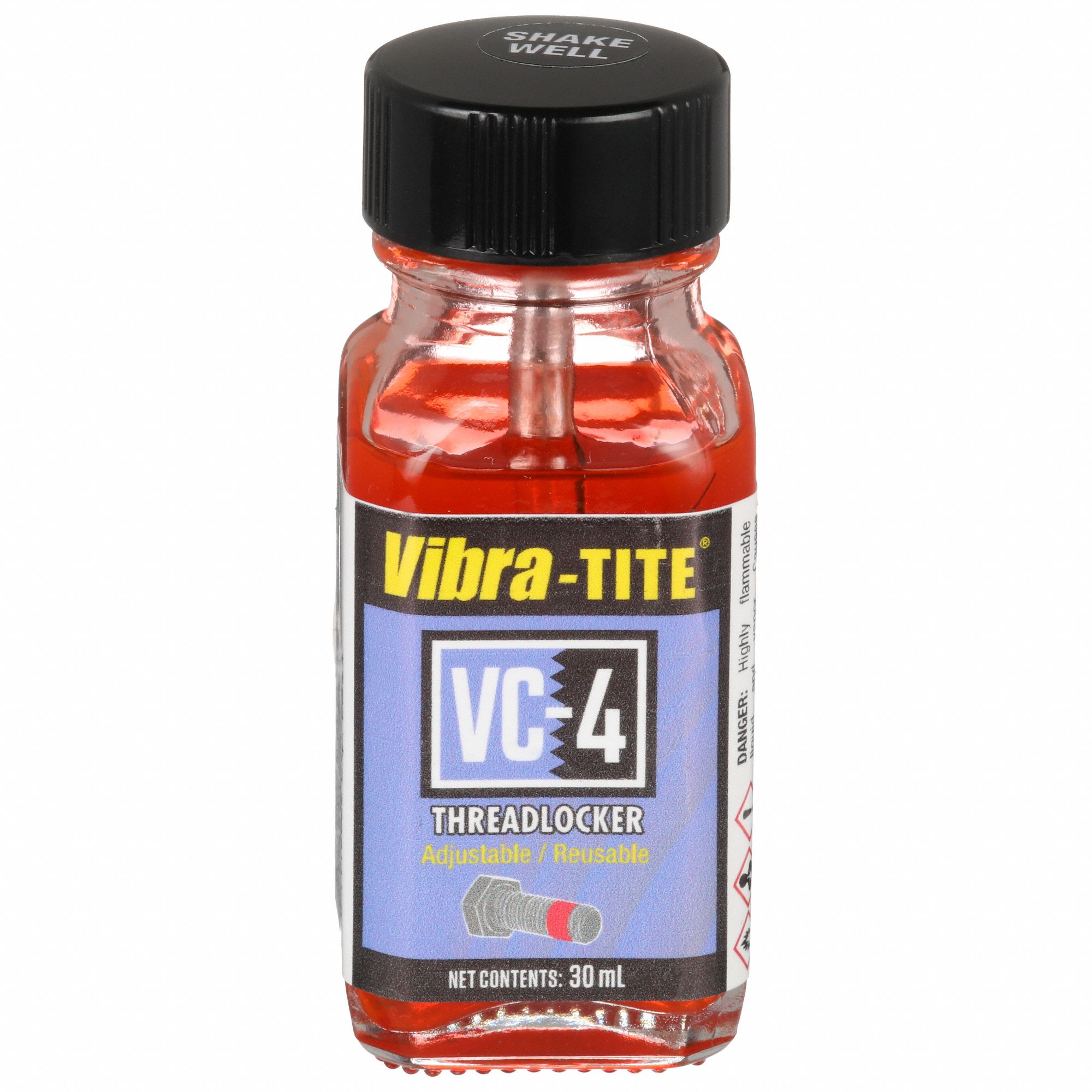 VIBRA-TITE, VC-4, Red, Reusable Threadlocker - 49CJ68|21730 - Grainger