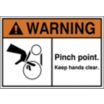 Pinch Point & Keep Hands Clear Signs - Grainger Industrial Supply