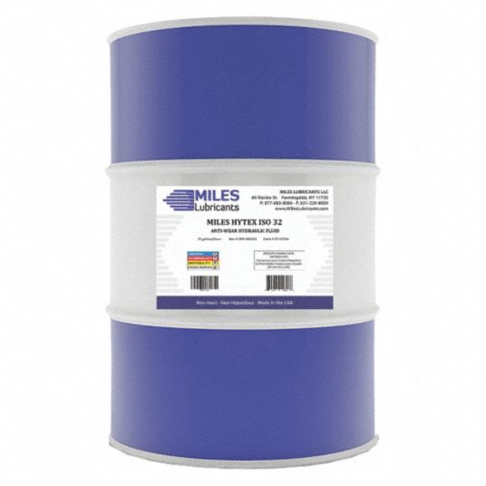 MILES LUBRICANTS, Hytex, 55 gal, Hydraulic Oil - 49CL19|M001000501 ...