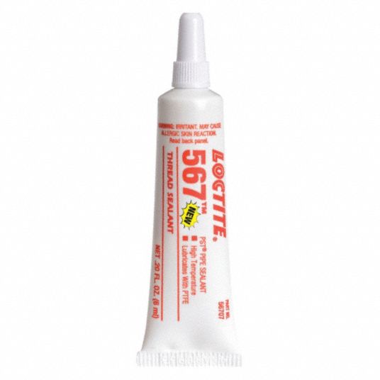 LOCTITE, 567, 0.2 fl oz, Pipe Thread Sealant - 49CR85|2087068 - Grainger
