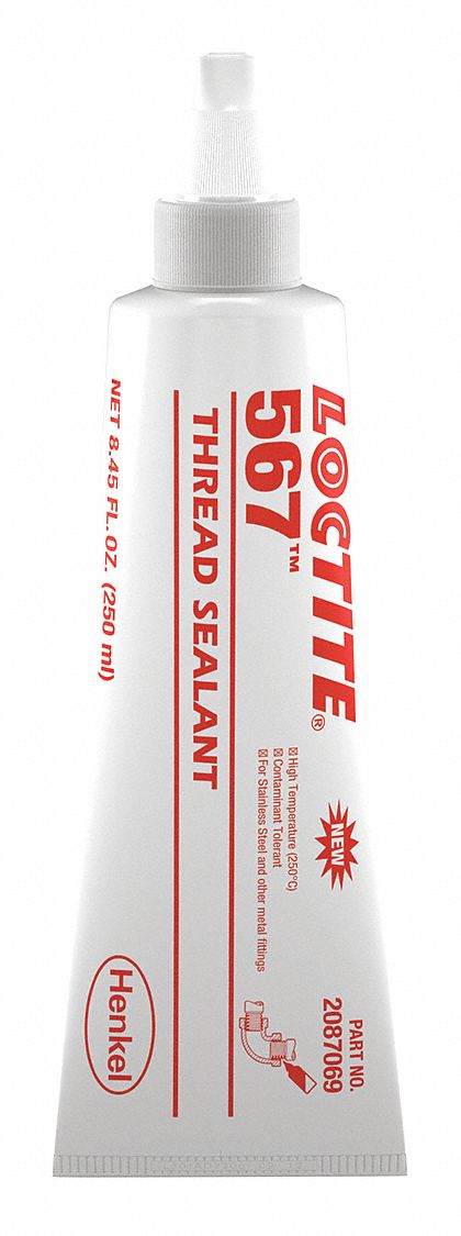 LOCTITE, 567, 8.5 fl oz, Pipe Thread Sealant - 49CR87|2087069 - Grainger