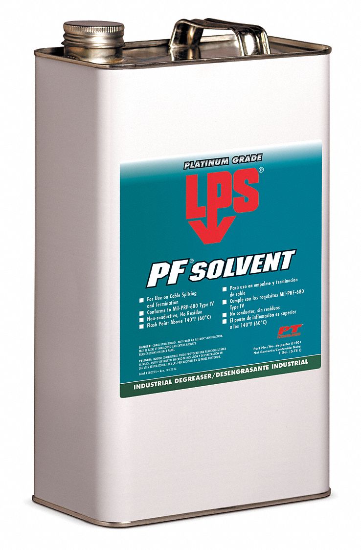LPS, Solvent Based, Non Aerosol Can, Degreaser - 49CT18|61401 - Grainger