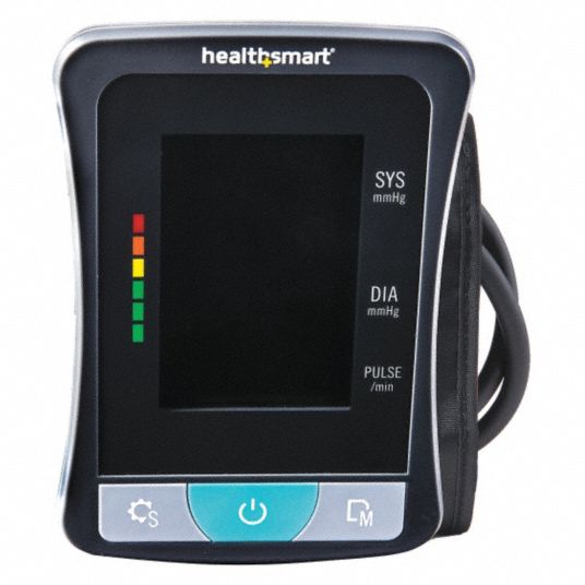 HEALTHSMART Digital Blood Pressure Monitor, Arm, Adult, 11-3/4 in to 16 ...
