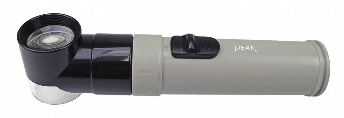 PEAK, 10X Power, 1 in Focal Distance, Focus Light Loupe - 49CT51|TS1966 ...