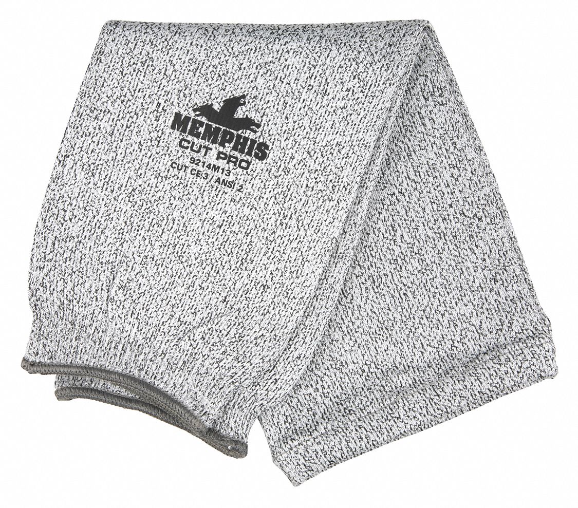 MCR SAFETY, ANSI/ISEA Cut Level A2, HPPE ( 13 ga ), Cut-Resistant Sleeve - 49DC97|9214M13 - Grainger