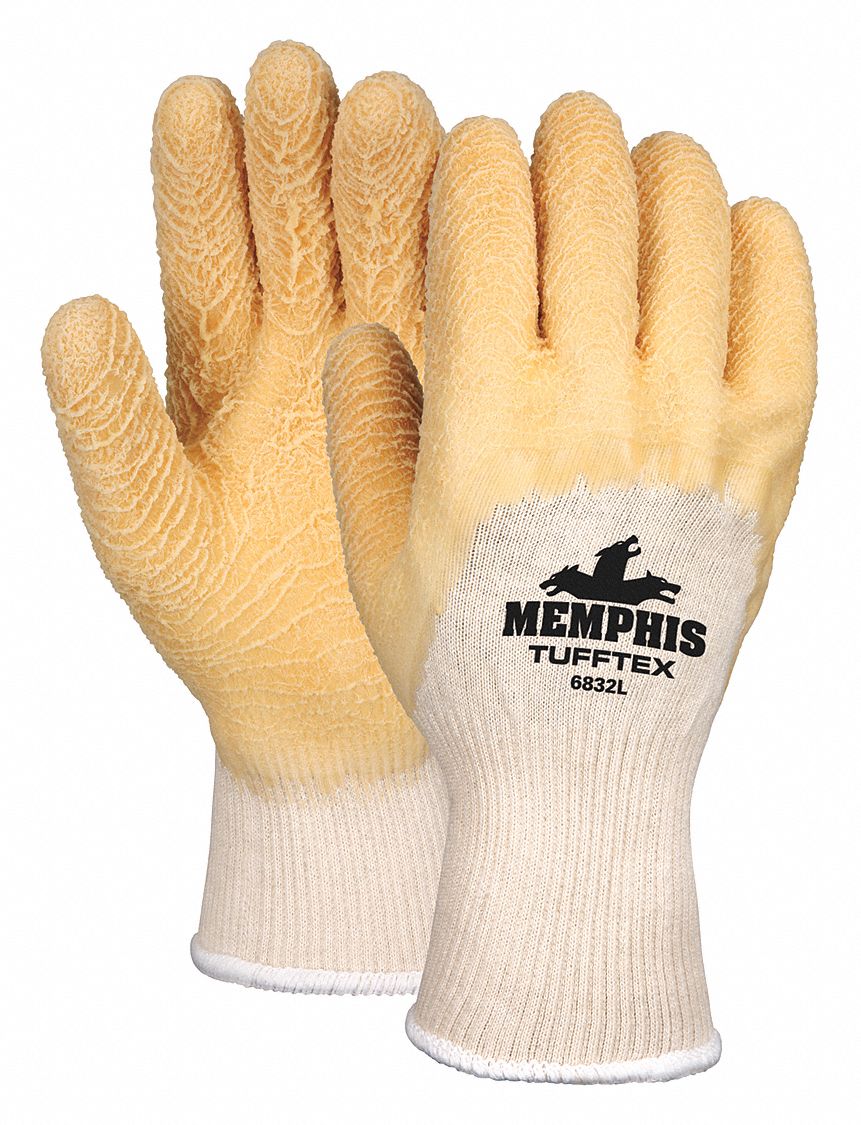Gloves,Latex,S,11 in. L,Jersey,PR,PK12 - Grainger