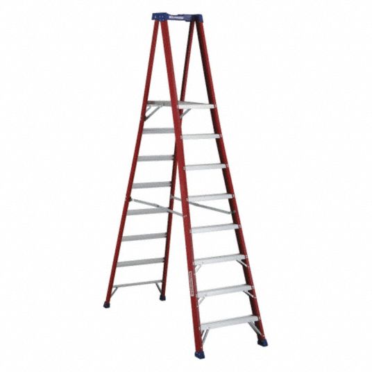 WESTWARD, Fiberglass, 300 lb Load Capacity, Platform Ladder - 49DJ53|WW ...