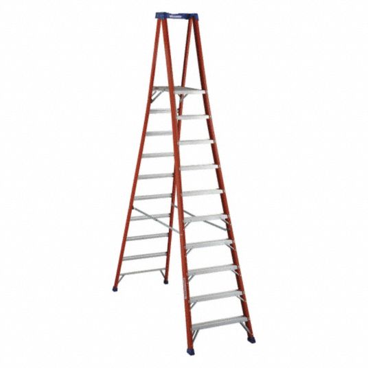 WESTWARD, Fiberglass, 300 lb Load Capacity, Platform Ladder - 49DJ54|WW ...