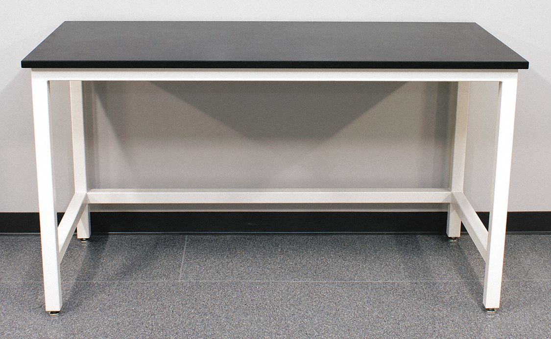 96 in x 24 in x 37 in Steel Table with 2000 lb Load Capacity, Pearl ...