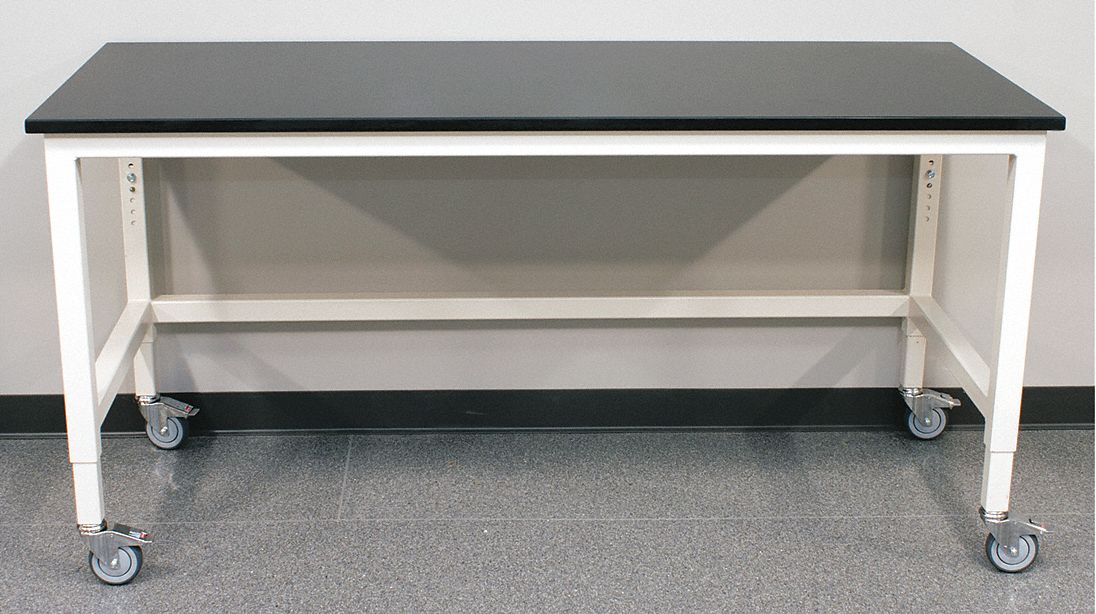 60 in x 30 in x 30 in Steel Adjustable Table with 960 lb Load Capacity ...