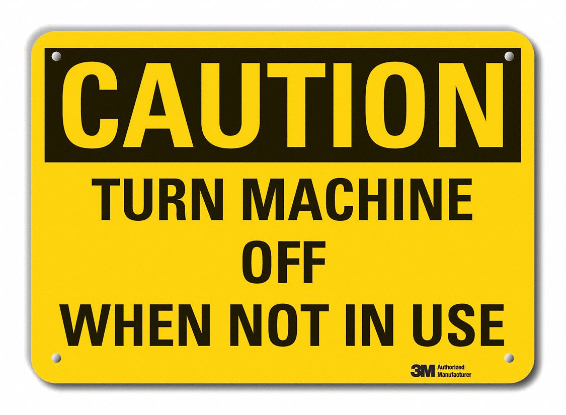 Aluminum, Mounting Holes Sign Mounting, Reflective Machine & Operation ...